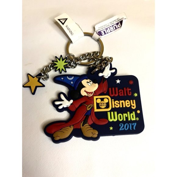 Disney | Other | Walt Disney Sorcery Mickey Vinyl Keychain New With Tag ...